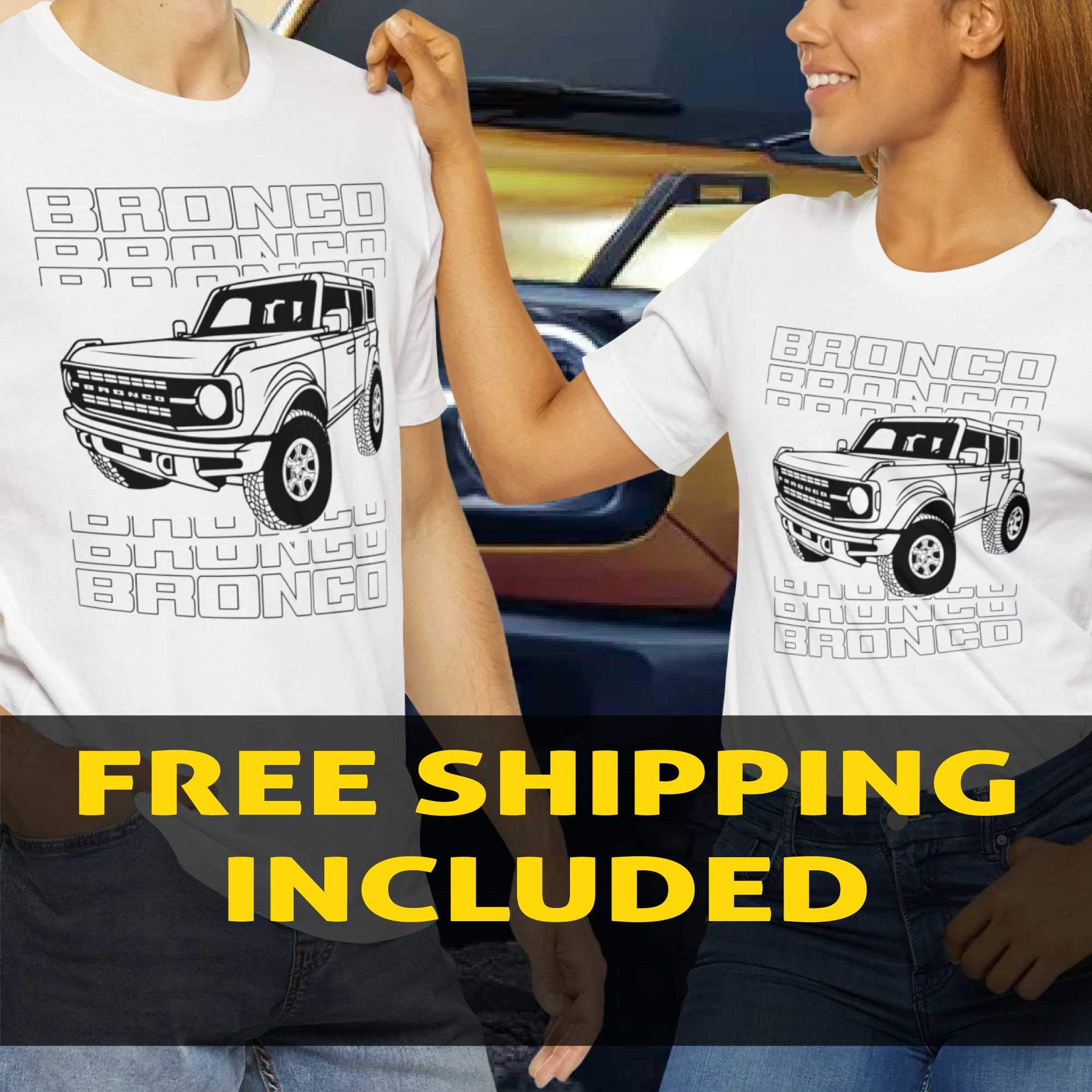 Ford Bronco T-Shirts – 4x4 Graphics, LLC