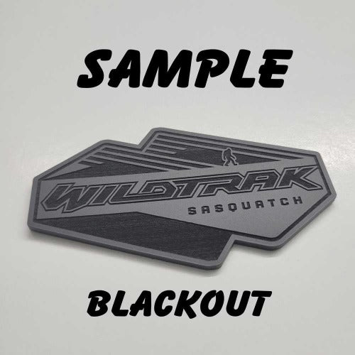 2021+ Ford Bronco Wildtrak, Wildtrak Sasquatch or Personalized Emblem ...